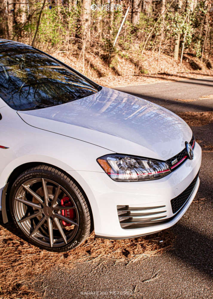 2017 Volkswagen GTI with 19x8.5 45 TSW Bathurst and 245/35R19 ...