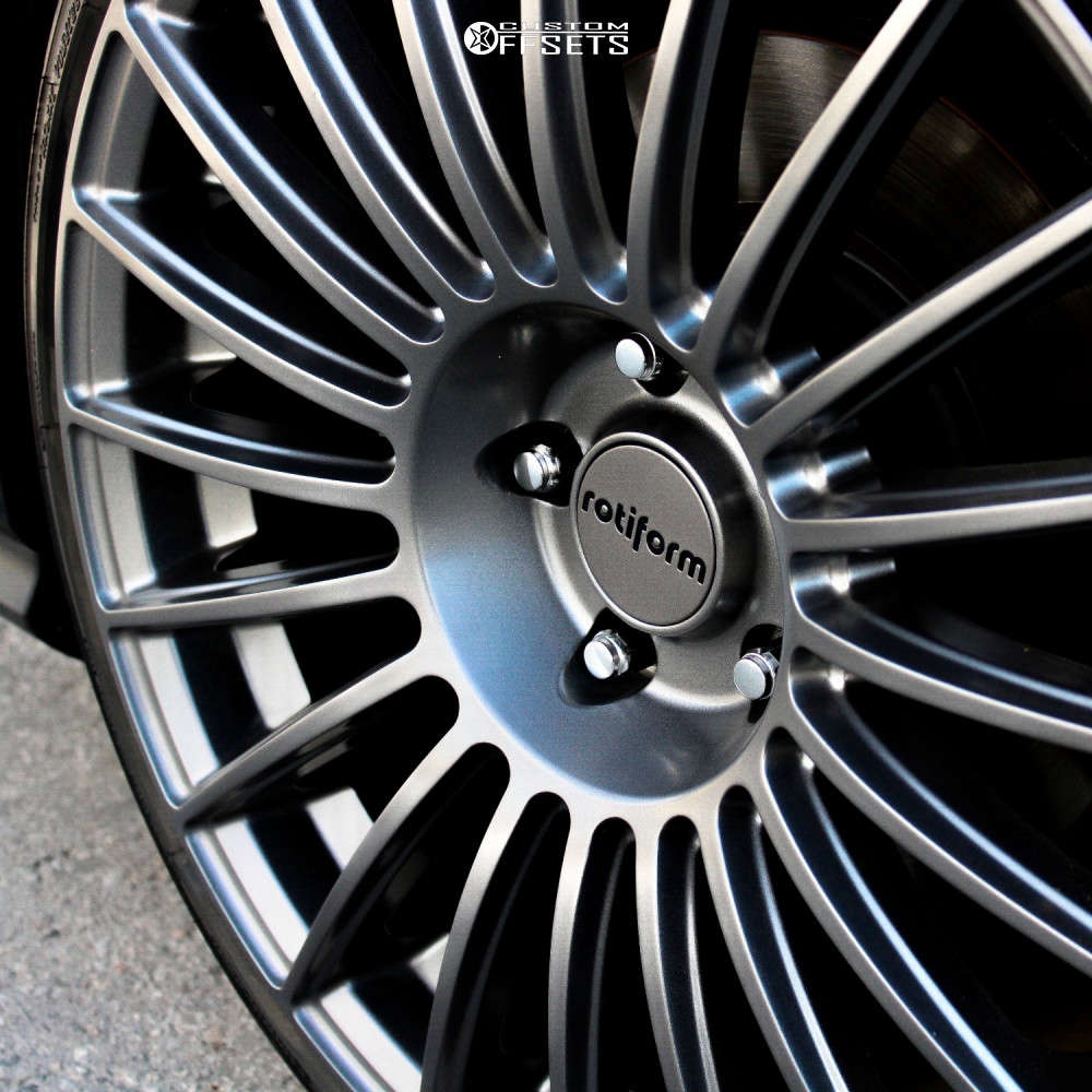 2020 Hyundai Elantra GT with 19x8.5 35 Rotiform Buc and 225/35R19 Davanti Sport and Lowering ...