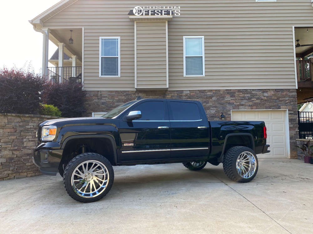 2015 GMC Sierra 1500 with 24x14 -72 Tuff T2a and 35/13.5R24 AMP Mud ...