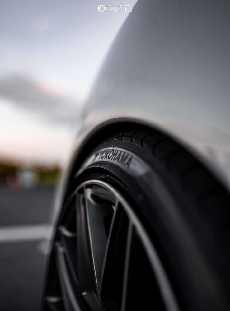 2020 Subaru WRX STI with 19x9.5 25 GMR GMR-02 and 245/35R19 Yokohama ...