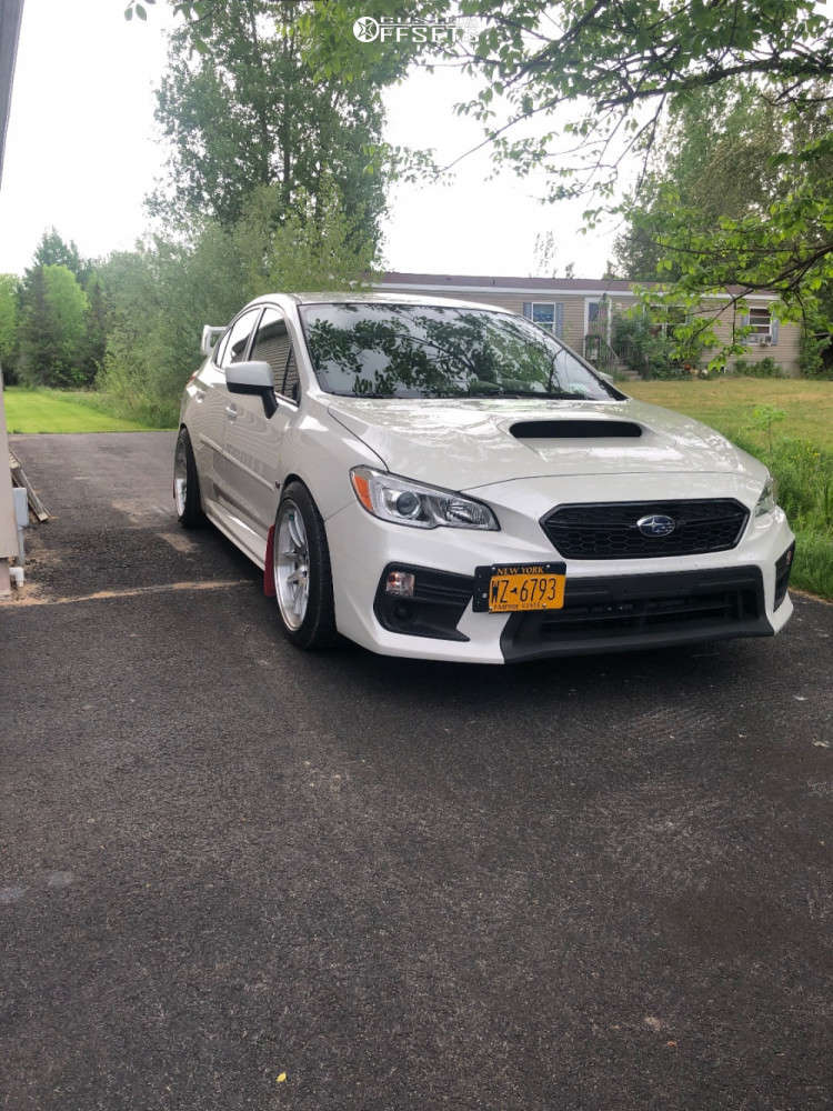 2019 Subaru WRX with 18x9.5 32 Aodhan DS02 and 245/40R18 Nitto Neo Gen ...