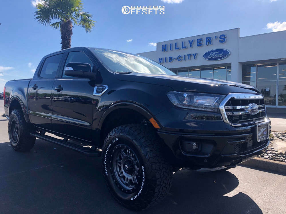 2019 Ford Ranger with 17x9 20 Fuel Hostage Iii and 285/70R17 BFGoodrich ...