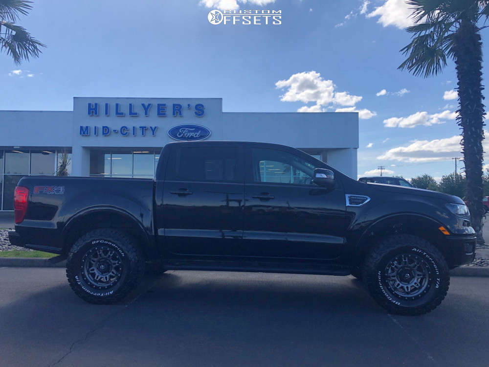 2019 Ford Ranger with 17x9 20 Fuel Hostage Iii and 285/70R17 BFGoodrich ...