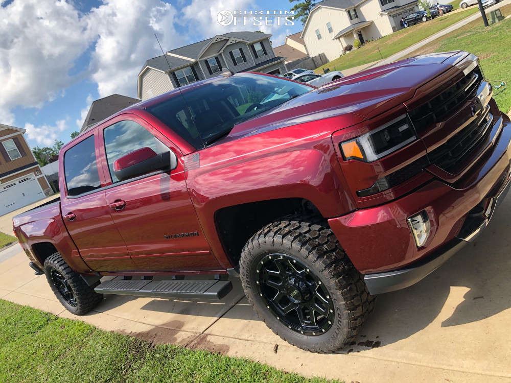 2016 Chevrolet Silverado 1500 with 20x9 1 Ultra Warlock and 33/12.5R20 ...