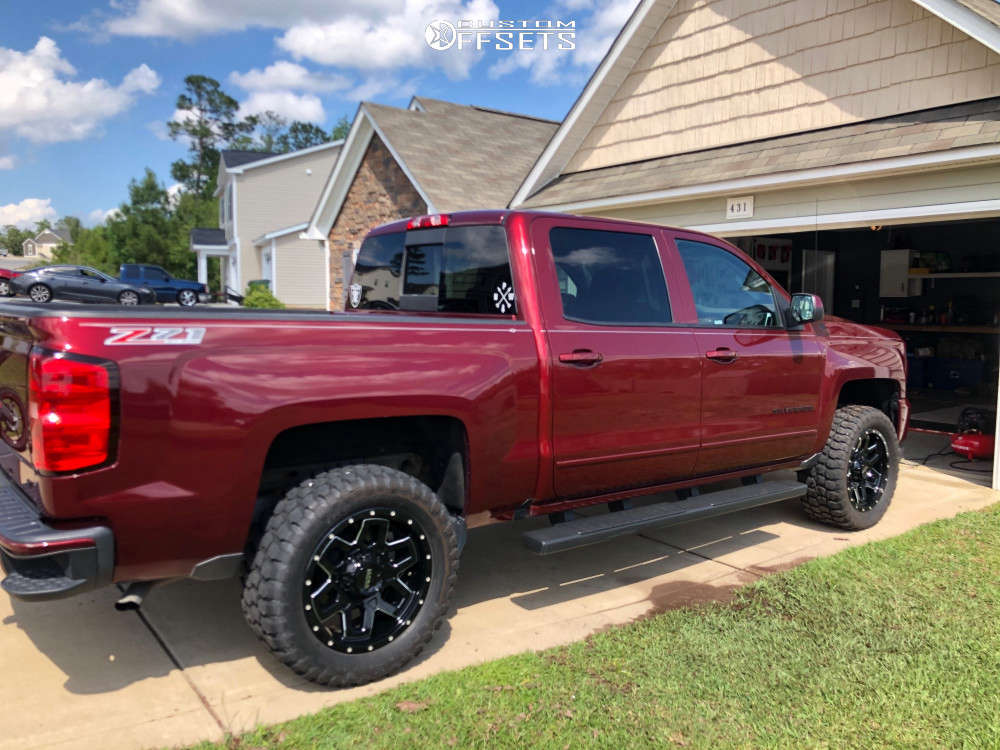 2016 Chevrolet Silverado 1500 with 20x9 1 Ultra Warlock and 33/12.5R20 ...