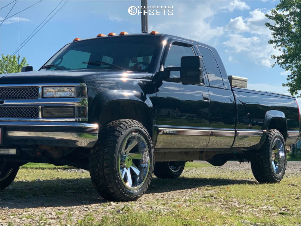1998 Chevrolet K2500 with 20x10 -24 ARKON OFF-ROAD Lincoln and 275 ...