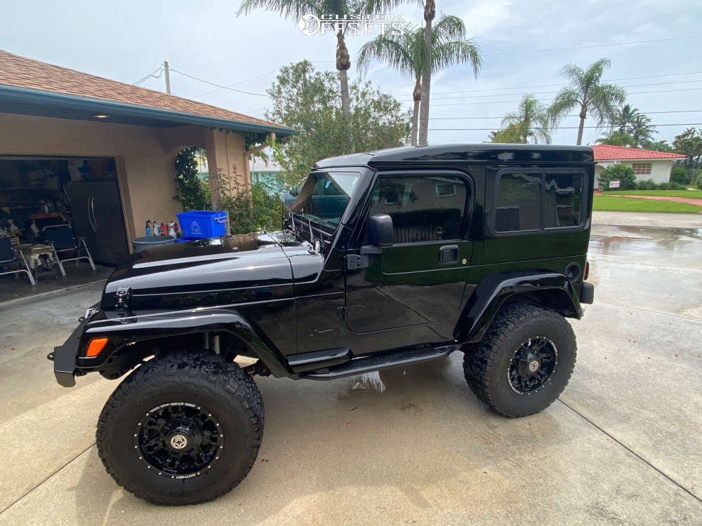 2003 Jeep TJ with 17x9 -12 Anthem Off-Road Aviator and 315/70R17 ...