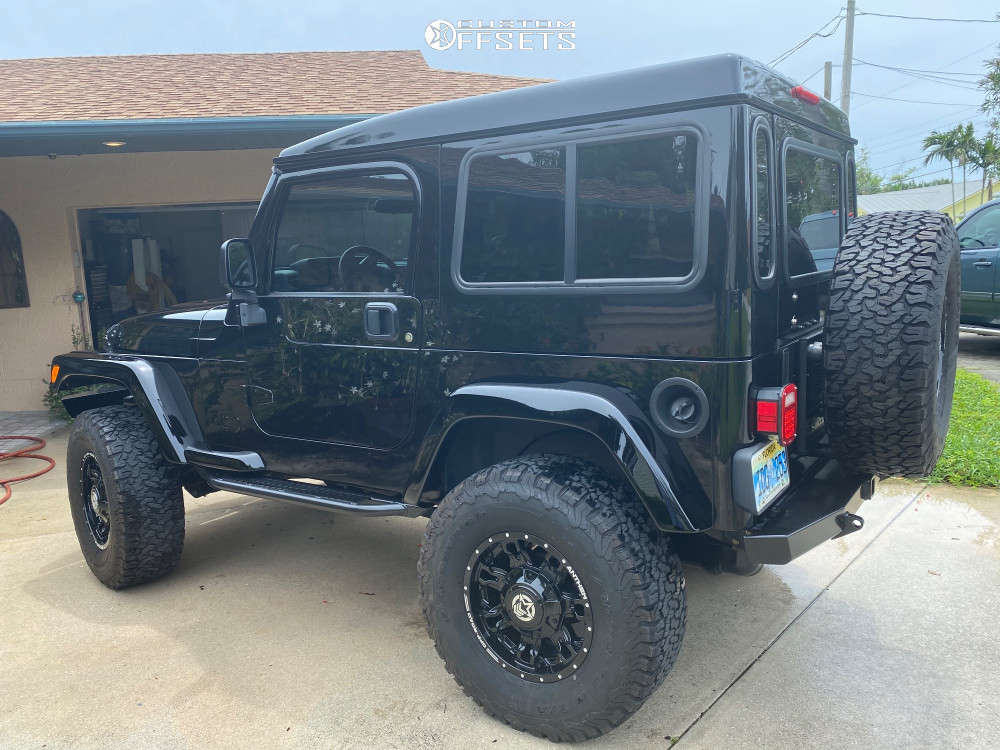 2003 Jeep TJ with 17x9 -12 Anthem Off-Road Aviator and 315/70R17 ...