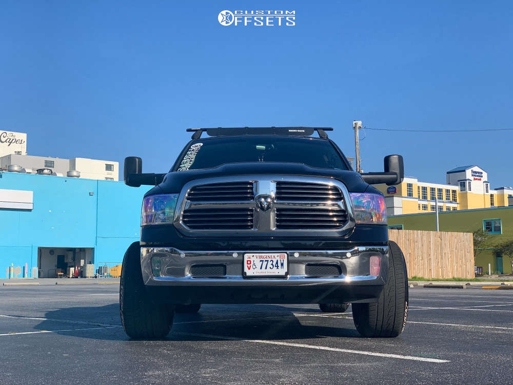2018 Ram 1500 with 22x12 -44 RBP 71r and 305/35R22 Delinte D8 Desert ...