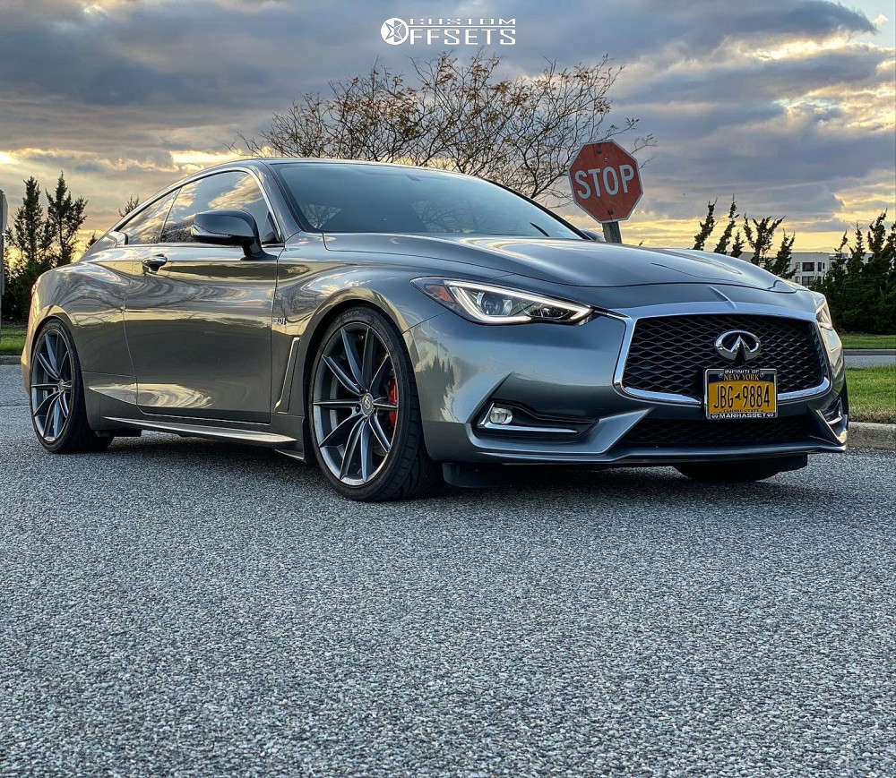 2018 INFINITI Q60 with 20x9 35 Curva C46 and 255/35R20 Toyo Tires ...