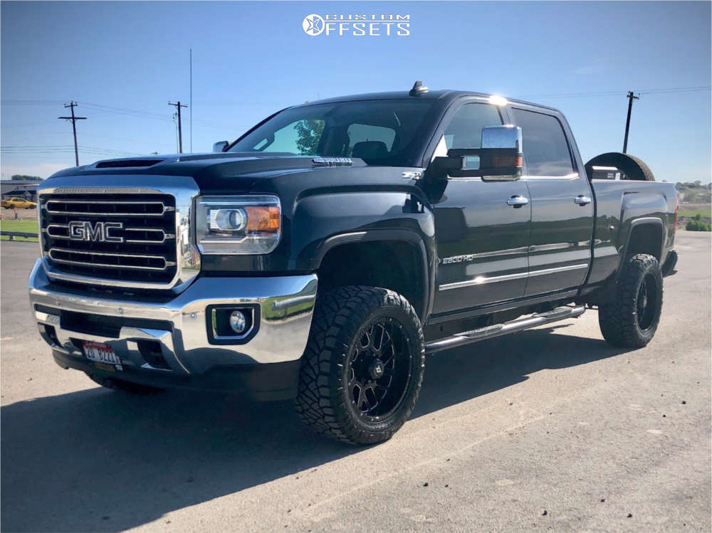 2019 GMC Sierra 2500 HD with 20x10 -19 Axe Offroad Ax2.0 and 33/12.5R20 ...