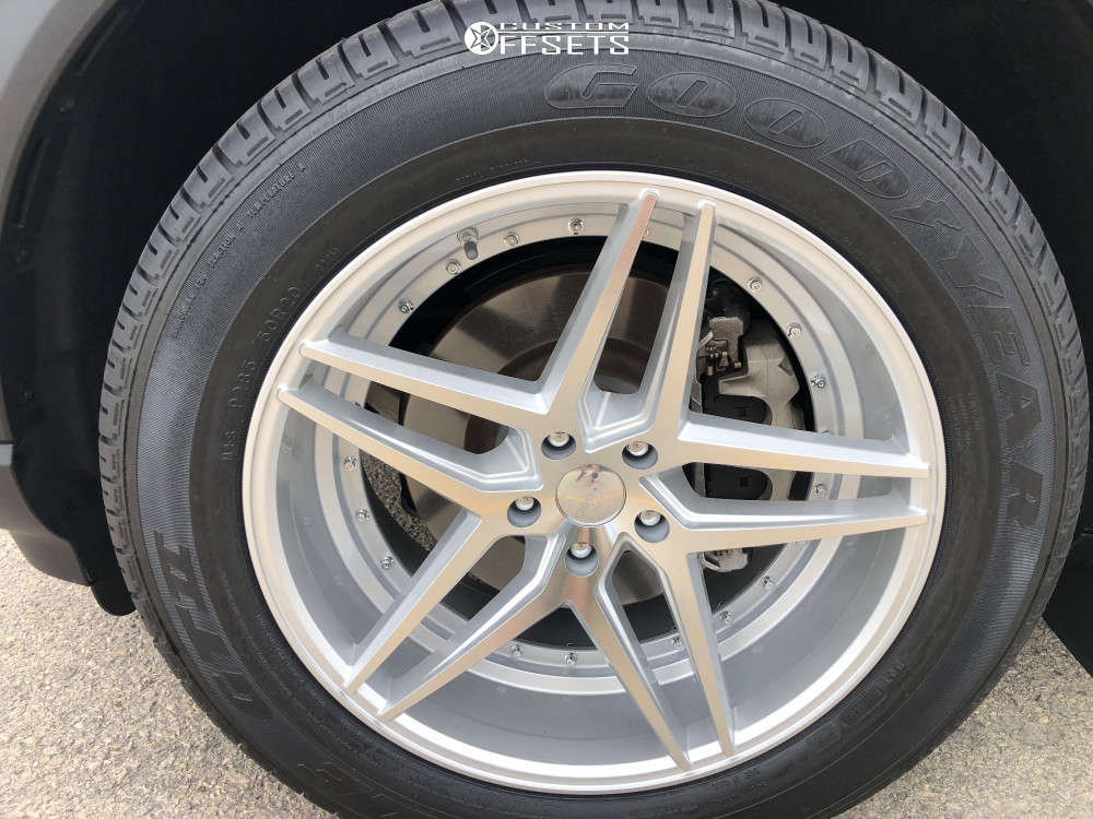 2020 Ford Explorer with 20x10 25 Rosso Reactiv and 285/50R20 Goodyear ...