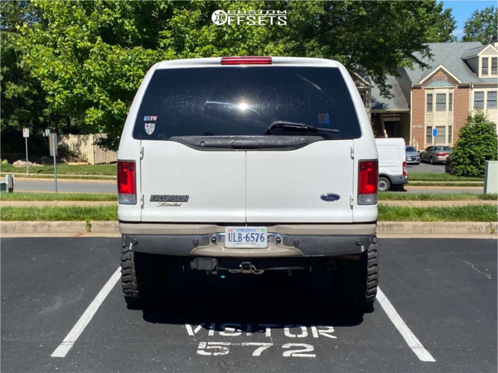 2002 Ford Excursion with 18x9 -12 Fuel Zephyr and 35/12.5R18 Mickey ...