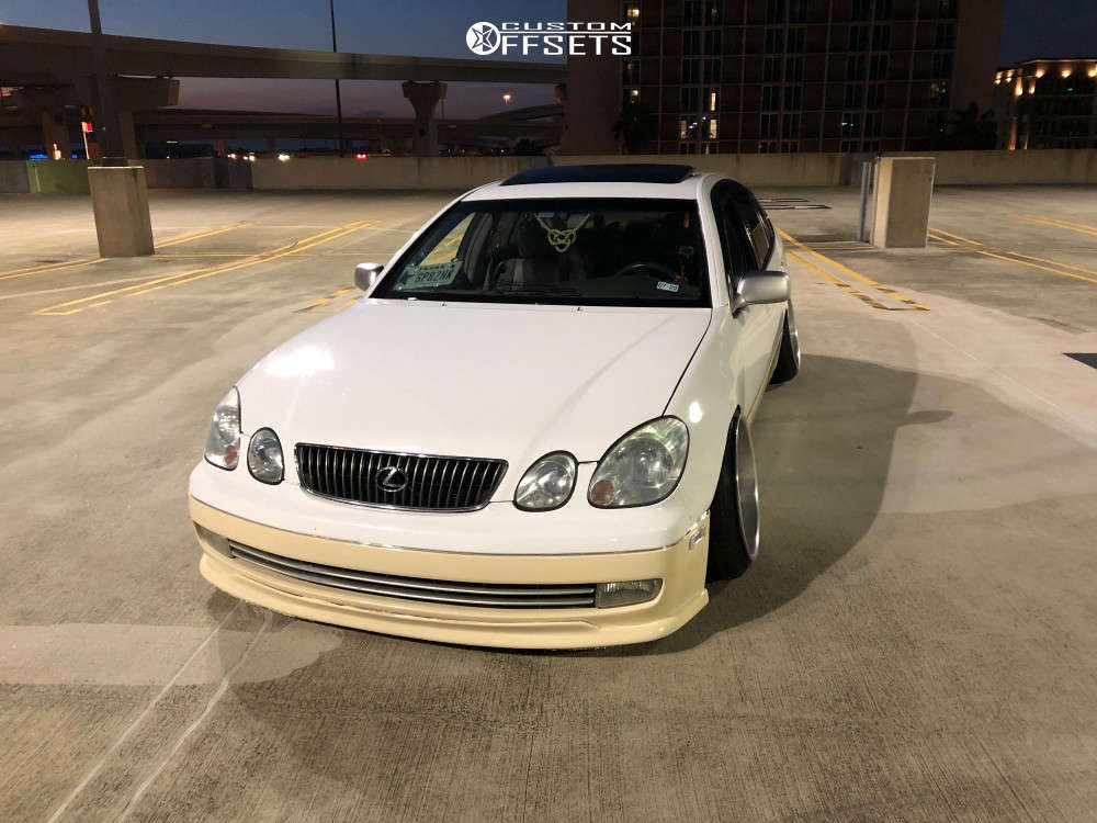 2004 Lexus GS300 with 18x10.5 14 Leon Hardiritt Bugel and 215/40R18 ...