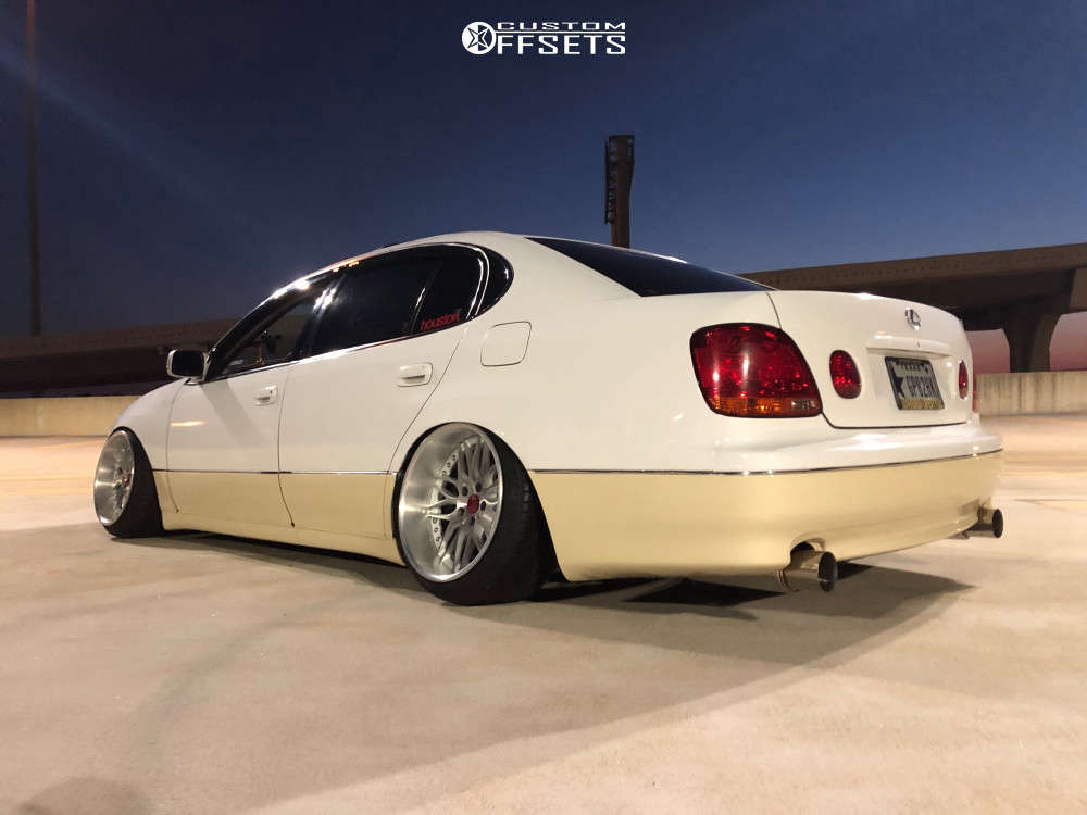 2004 Lexus GS300 with 18x10.5 14 Leon Hardiritt Bugel and 215/40R18 ...