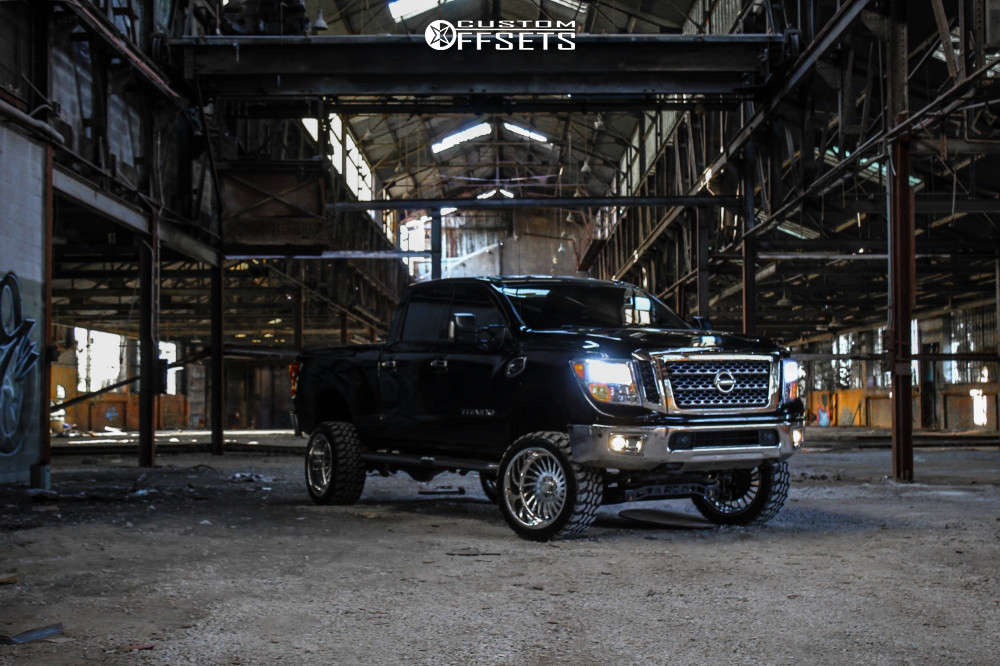 2018 Nissan Titan XD with 22x12 -44 Stealth Forged Ruger and 33/12.5R22 ...