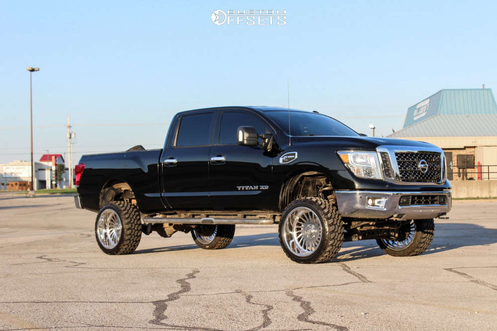 2018 Nissan Titan XD with 22x12 -44 Stealth Forged Ruger and 33/12.5R22 ...