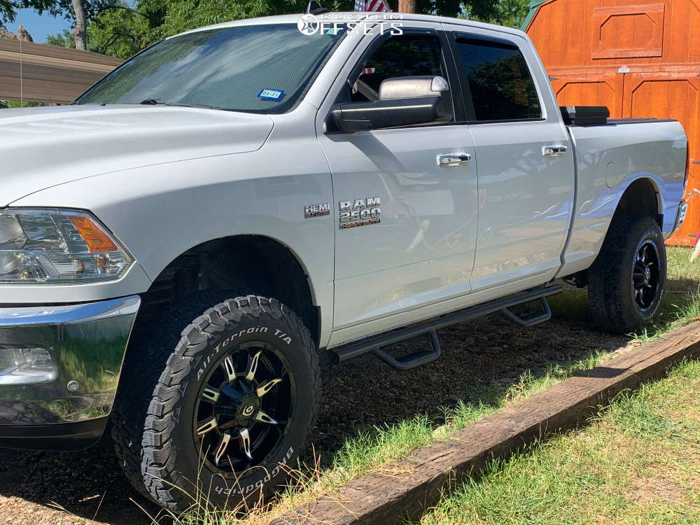 2016 Ram 2500 with 18x9 -12 Vision Manic and 275/70R18 BFGoodrich All ...