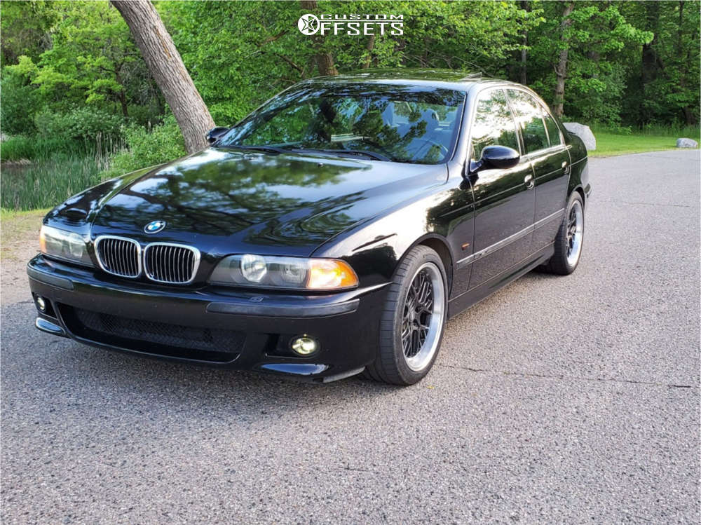 2000 BMW M5 with 18x9.5 22 ESR Cs11 and 275/35R18 Continental ...