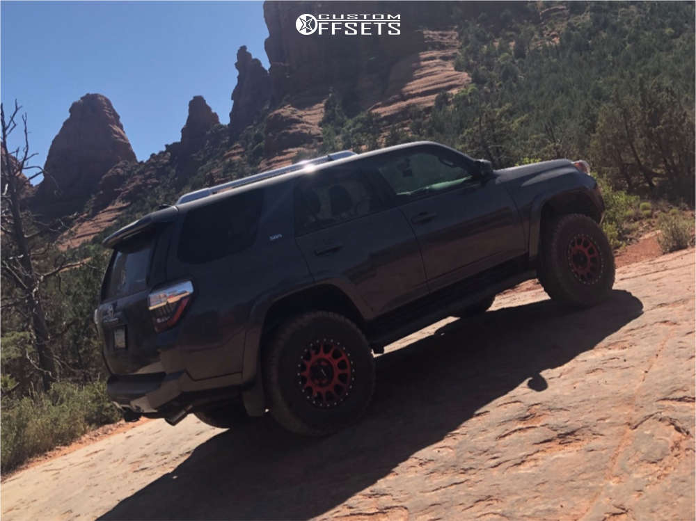 2018 Toyota 4Runner with 17x8.5 0 Method Nv and 285/70R17 BFGoodrich ...