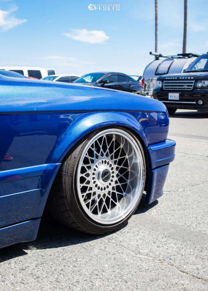 1989 BMW 325i with 16x9 -15 Borbet Type B and 205/35R16 BFGoodrich ...