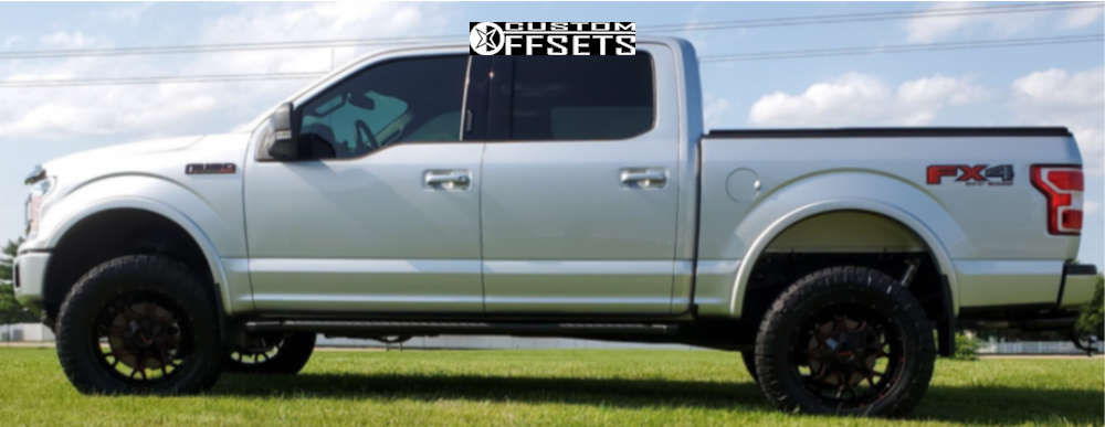 2018 Ford F-150 with 20x9 Mayhem Warrior and 295/60R20 Nitto Ridge ...