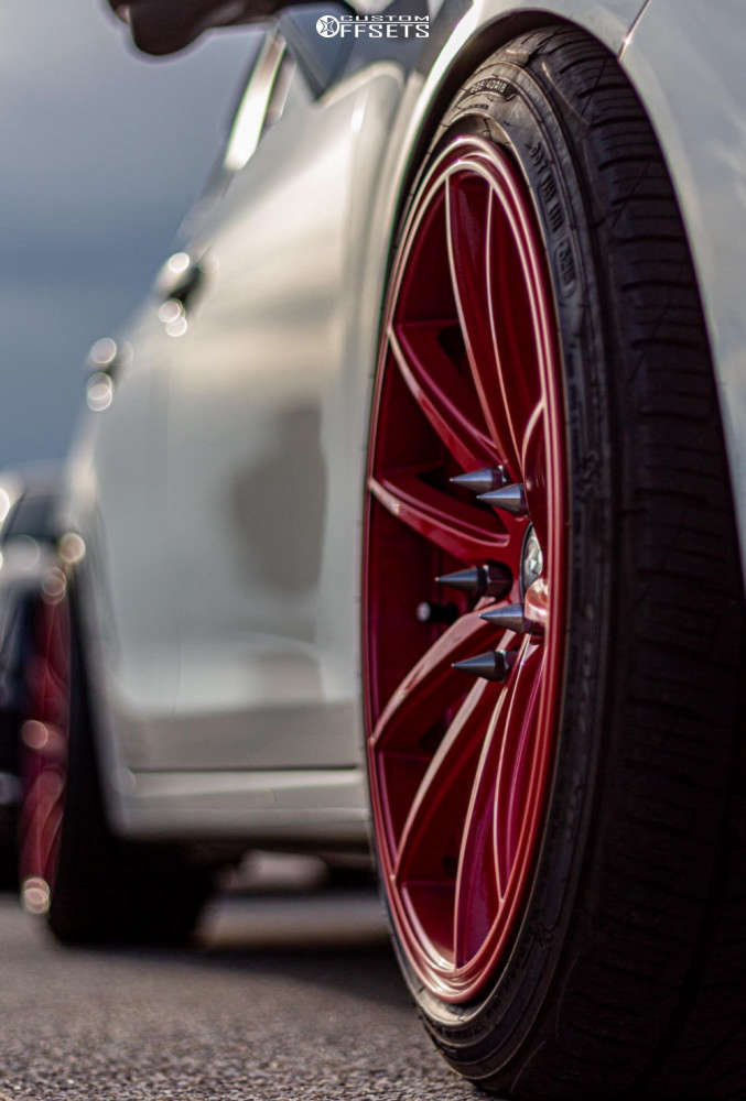 2015 Honda Civic with 18x9 22 Konig Oversteer and 225/40R18 Kelly Edge ...