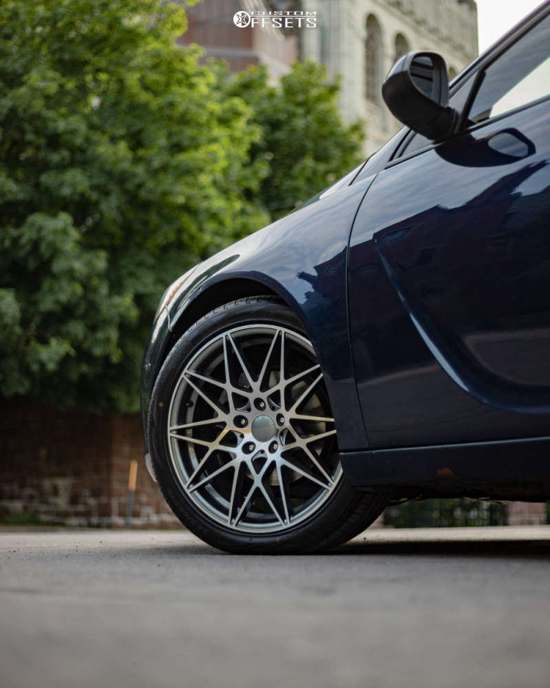 2012 Buick Regal with 19x8.5 35 Replica 666m and 245/40R19 Zeta Alventi ...