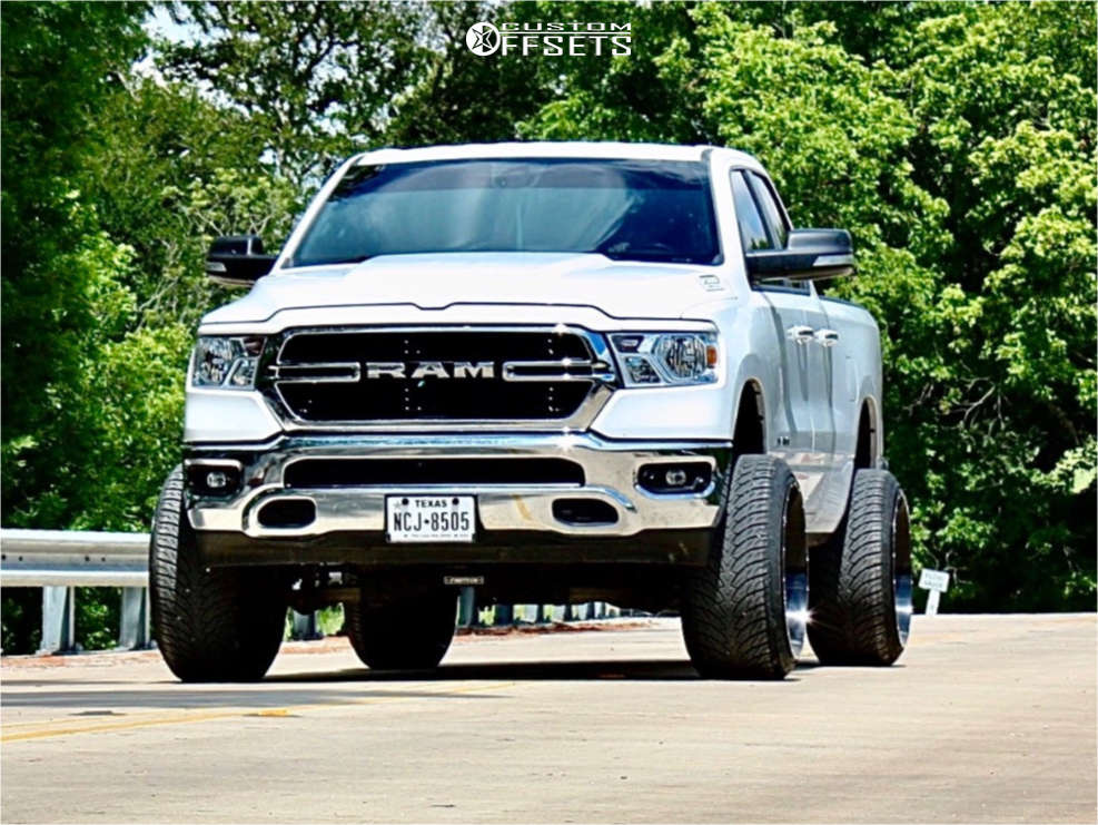 2019 Ram 1500 with 24x14 -76 Hardrock Affliction and 305/35R24 Atturo ...