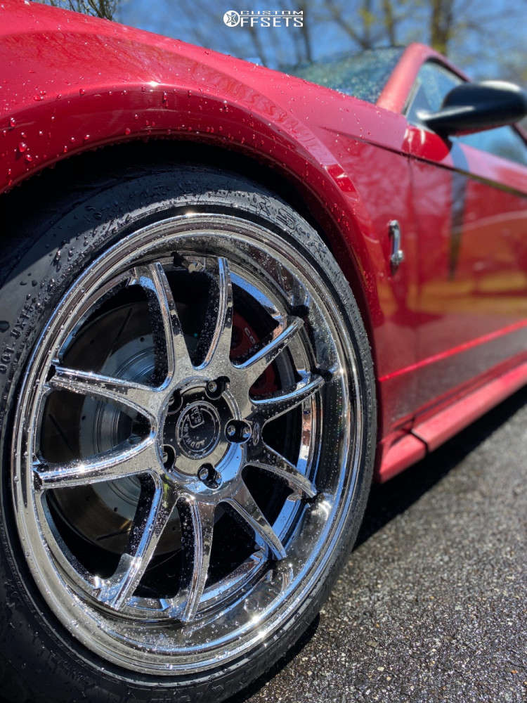 2001 Ford Mustang with 18x9.5 22 Aodhan DS02 and 255/35R18 Federal 595 ...