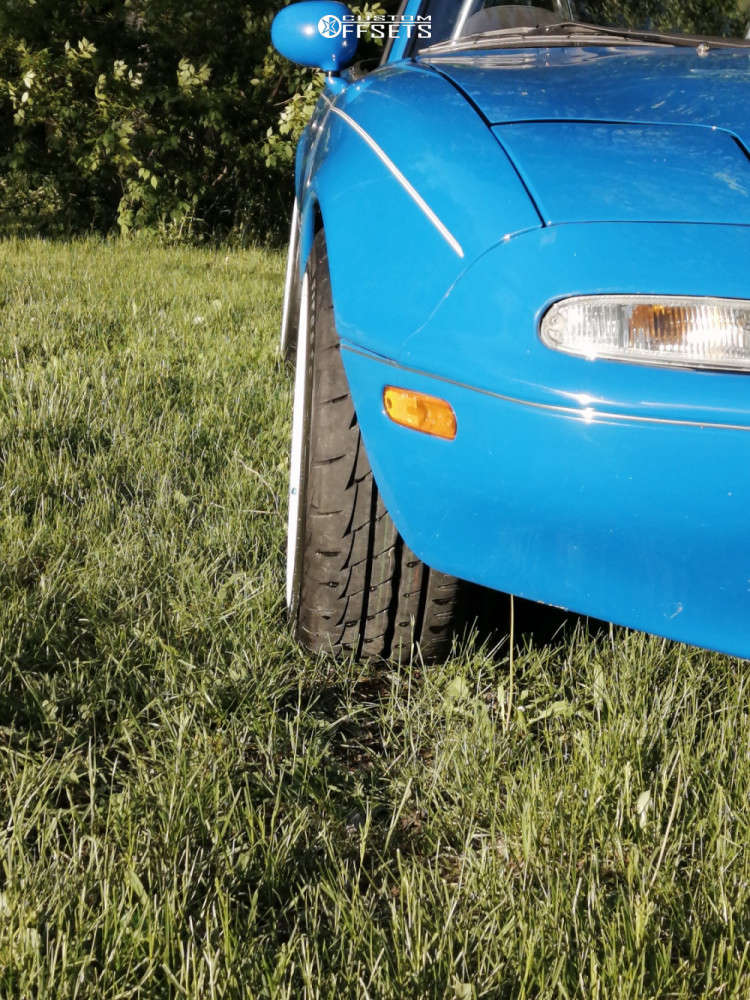 1992 Mazda MX-5 Miata with 16x8 25 JNC Jnc048 and 205/45R16 Firestone ...