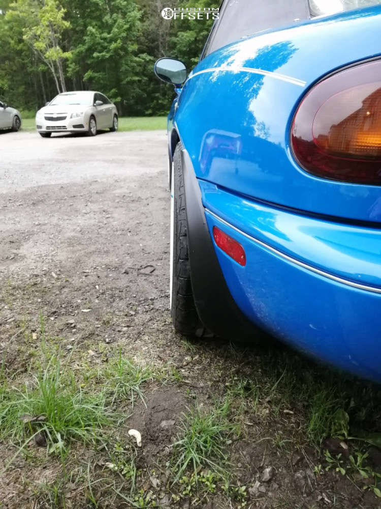 1992 Mazda MX-5 Miata with 16x8 25 JNC Jnc048 and 205/45R16 Firestone ...