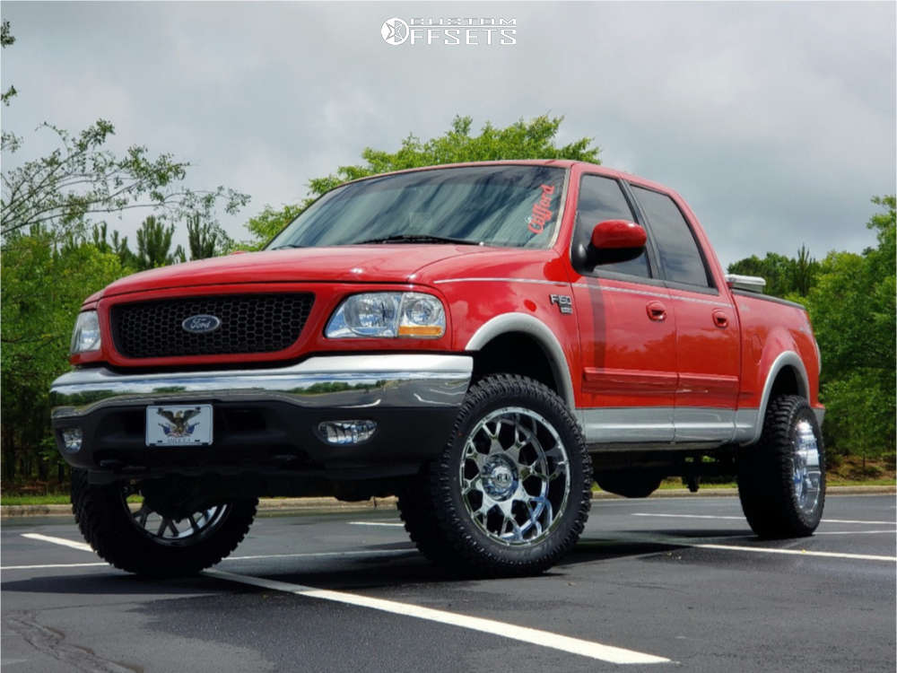 2002 Ford F-150 with 20x10 -24 Full Throttle Ft-0151 and 33/12.5R20 ...