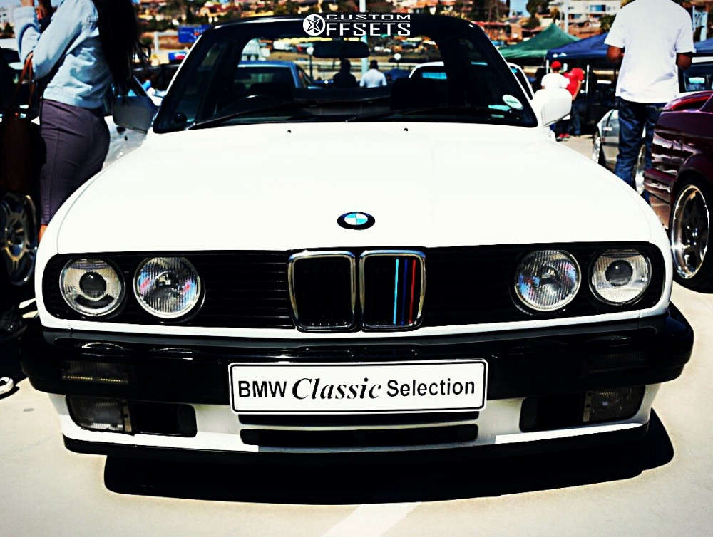 1992 BMW 325i with 17x9 0 Lenso Bsx and 255/70R17 Nexen 3000 and ...