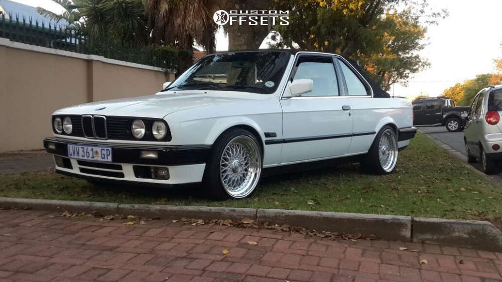 1992 BMW 325i with 17x9 0 Lenso Bsx and 255/70R17 Nexen 3000 and ...