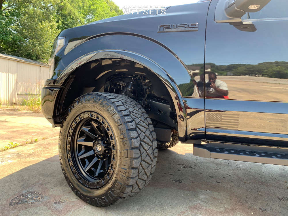 2020 Ford F-150 with 20x10 -18 Fuel Covert and 295/60R20 Nitto Ridge ...
