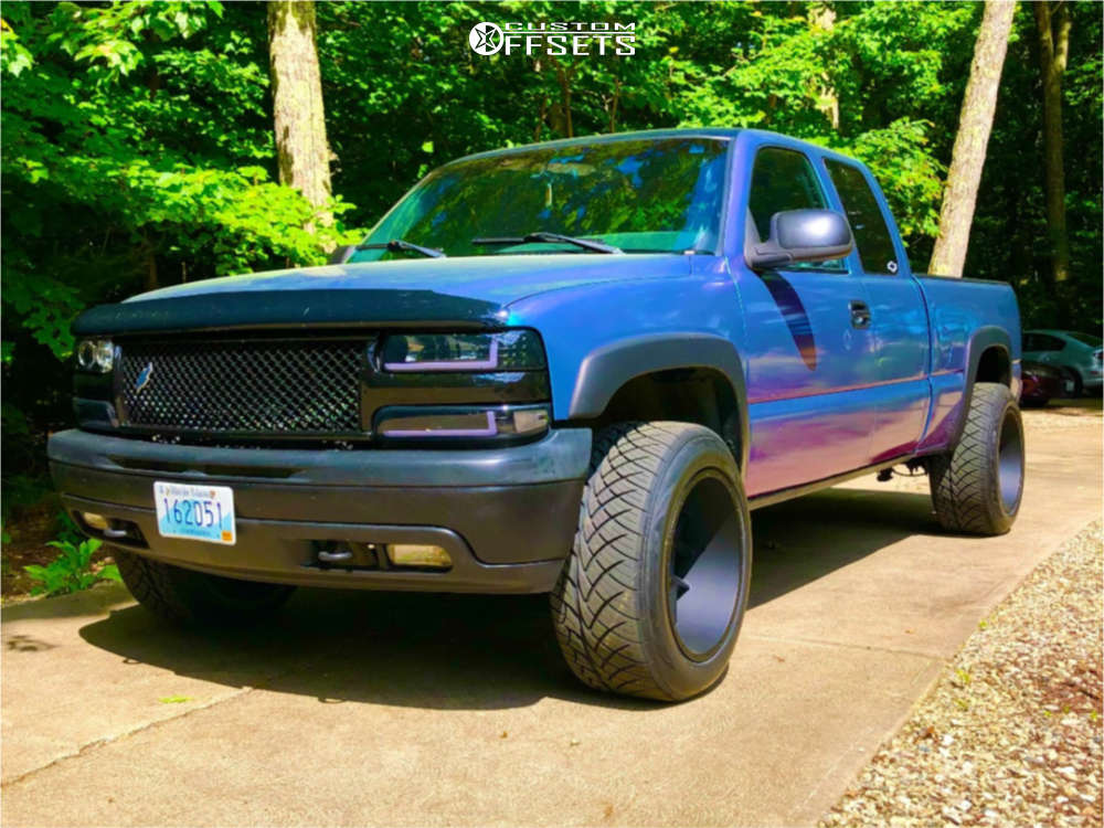 2000 Chevrolet Silverado 1500 with 20x12 -55 Vision Sliver and 305 ...