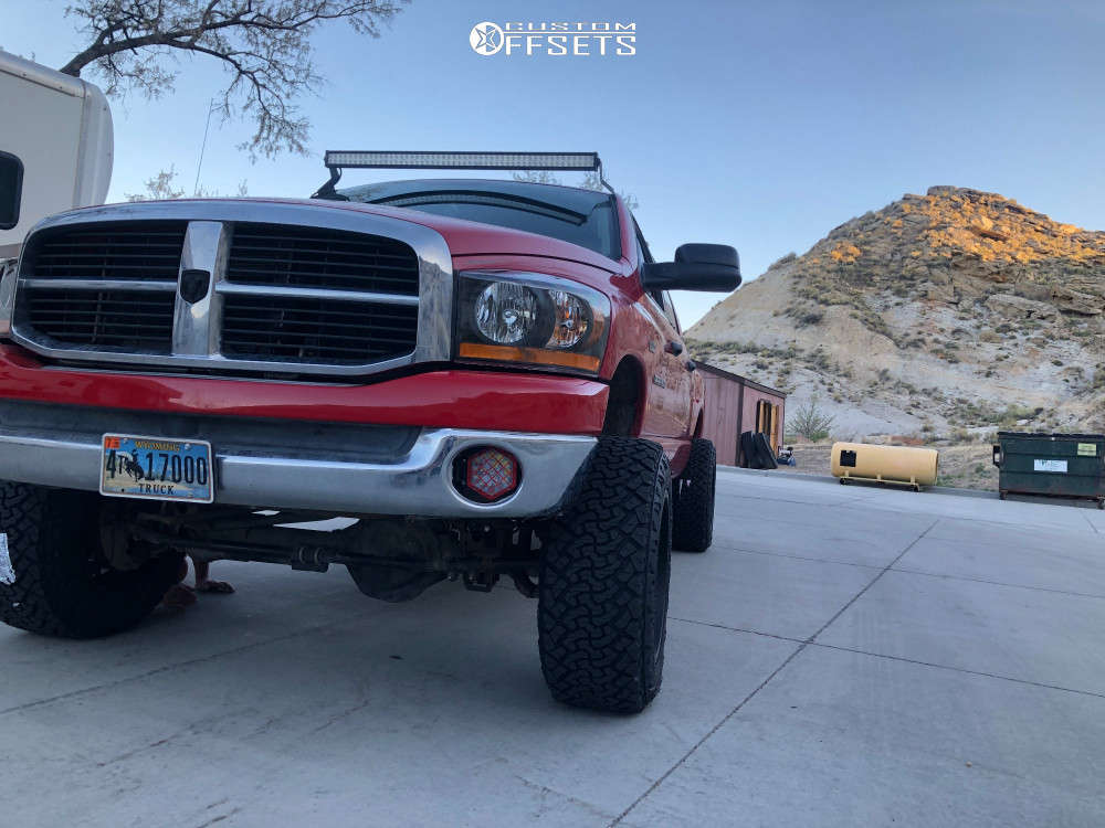 2006 Dodge Ram 1500 with 20x12 -51 Vision Widow and 35/12.5R20 Venom ...