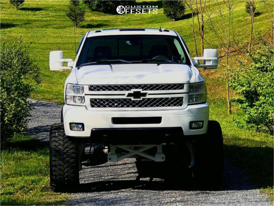 2011 Chevrolet Silverado 2500 HD with 24x14 -73 American Force Trax Ss ...
