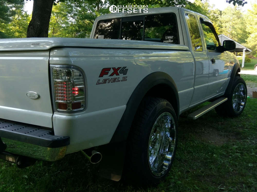 2003 Ford Ranger with 20x12 -44 TIS 544C and 285/50R20 Toyo Tires ...