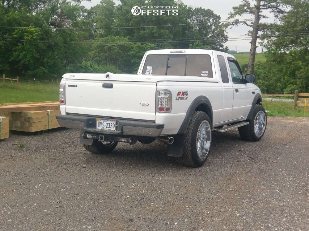 2003 Ford Ranger with 20x12 -44 TIS 544C and 285/50R20 Toyo Tires ...