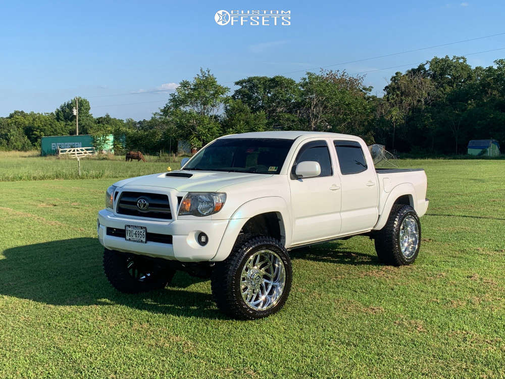 2010 Toyota Tacoma with 22x12 -44 TIS 544C and 325/50R22 Atturo Trail ...