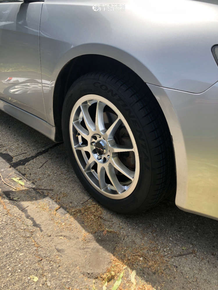 2007 Acura TSX with 17x7 48 Vision Venom and 215/50R17 Continental ...