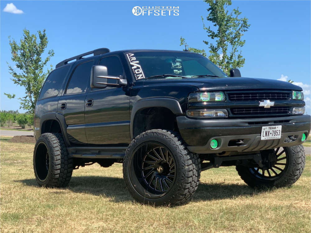 2003 Chevrolet Tahoe with 24x14 -81 ARKON OFF-ROAD Caesar and 37/13 ...