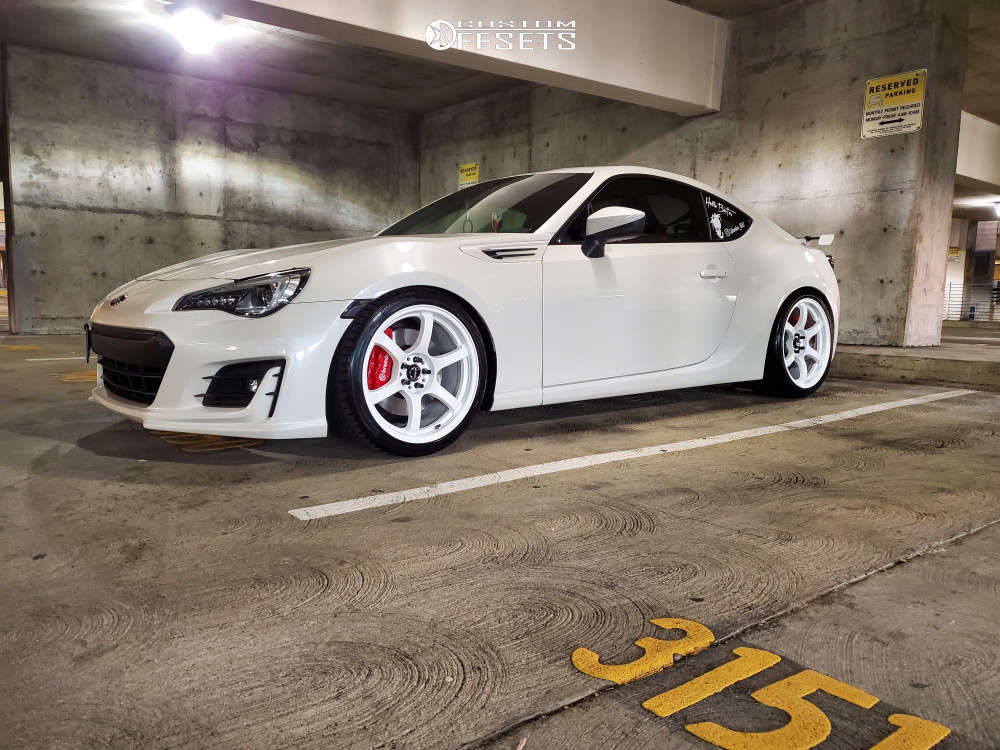 2018 Subaru BRZ with 18x9.5 38 Gram Lights 57DR and 255/35R18 Hankook ...