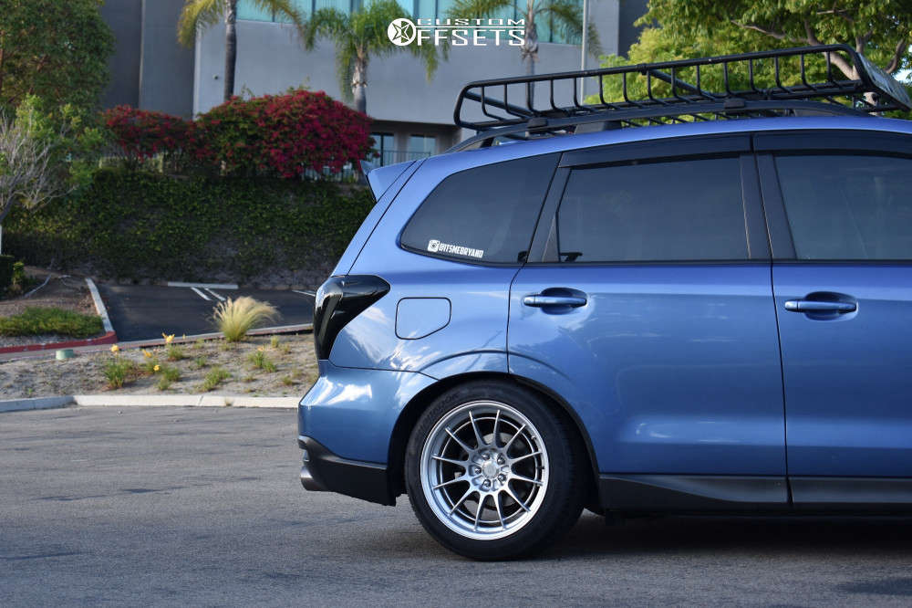 2017 Subaru Forester with 18x9.5 40 Enkei Nt03 and 245/45R18 Hankook ...