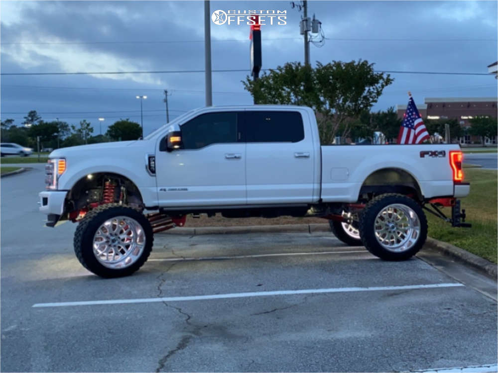 2017 Ford F-250 Super Duty with 26x16 -101 Fuel Forged Ff19 and 40/15 ...