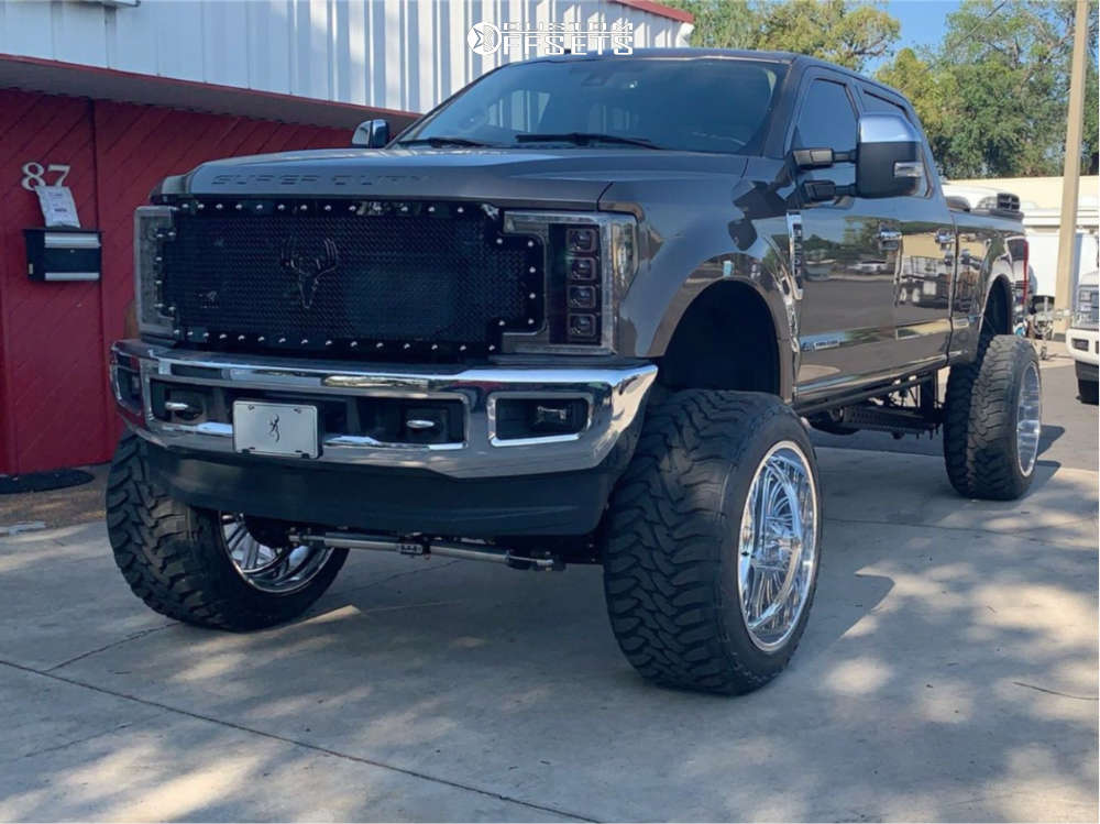 2017 Ford F-250 Super Duty with 26x16 -101 American Force Burnout SS ...
