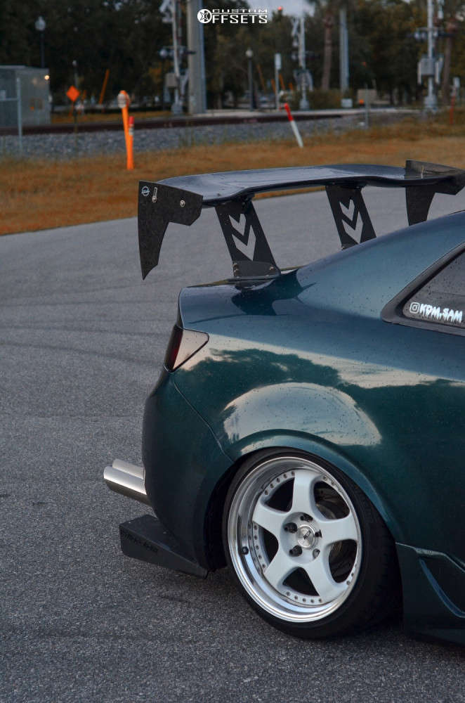 2010 Kia Forte Koup with 17x9.5 35 SSR Sp1 and 205/40R17 Cosmo Mucho ...