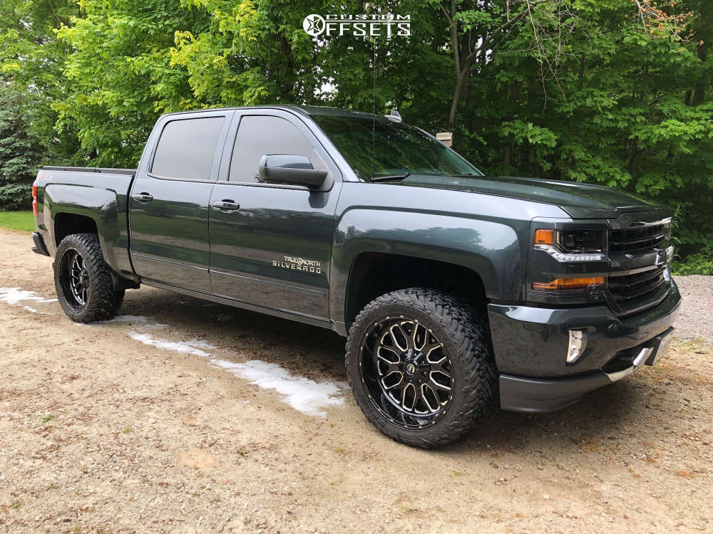 2018 Chevrolet Silverado 1500 Fuel D588 Titan 22 Inch Wheels Gallery